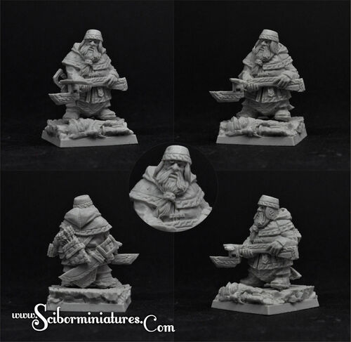 NEW! Scibor Monstrous Miniatures 28FM0742 Dwarf Varys (1 Figure)