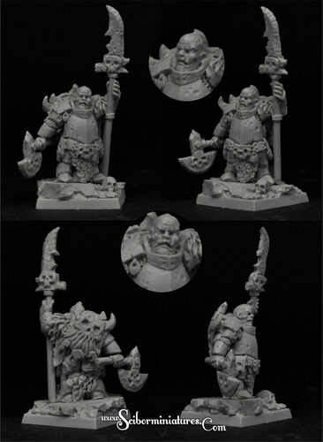 NEW! Scibor Monstrous Miniatures 28MA0122 Evil Dwarf Lord #27 (1 Figure)