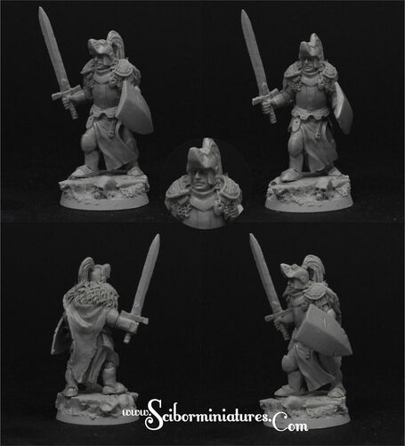 NEW! Scibor Monstrous Miniatures 28FM0754 Knight #27 (1 Figure)