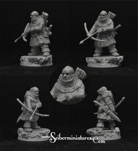 NEW! Scibor Monstrous Miniatures 28FM0759 Archer #2 (1 Figure)
