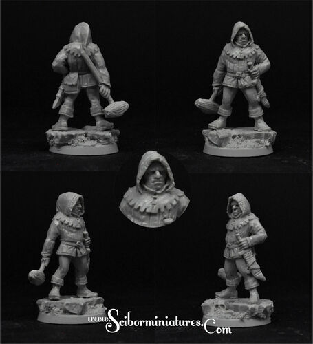 NEW! Scibor Monstrous Miniatures 28FM0760 Robber #6 (1 Figure)