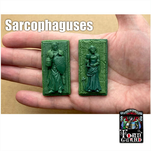 NEW! Scibor Monstrous Miniatures 28FM0773 Sarcophaguses (2 pcs)