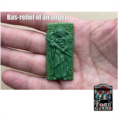 NEW! Scibor Monstrous Miniatures 28FM0777 Bas Relief of an Angel (1 piece)