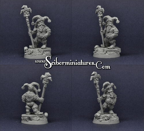 NEW! Scibor Monstrous Miniatures 28FM0730 Dwarf Jester (1 Figure)