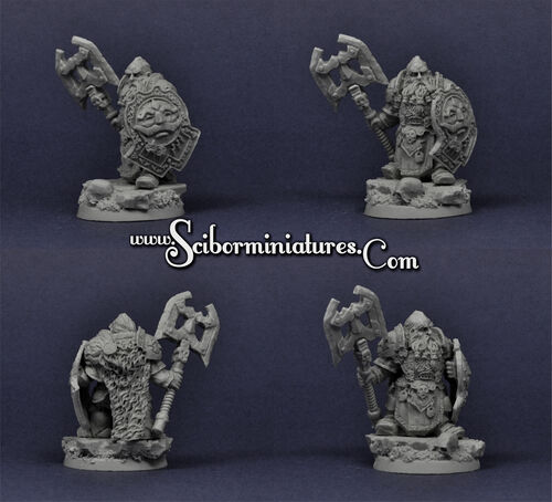 NEW! Scibor Monstrous Miniatures 28FM0731 Dwarf Thurgal (1 Figure)