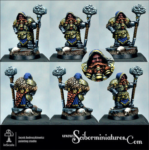 NEW! Scibor Monstrous Miniatures 28FM0734 Dwarven Thorlen (1 Figure)