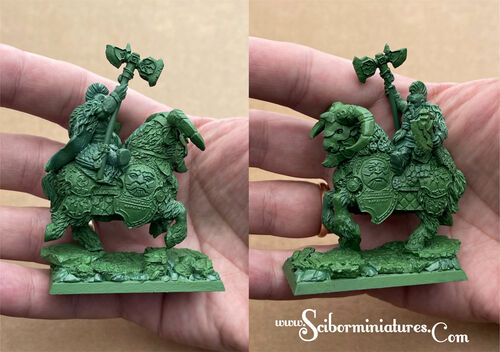 NEW! Scibor Monstrous Miniatures 28FM0738 Dwarf Wild Rider on Ram #2
