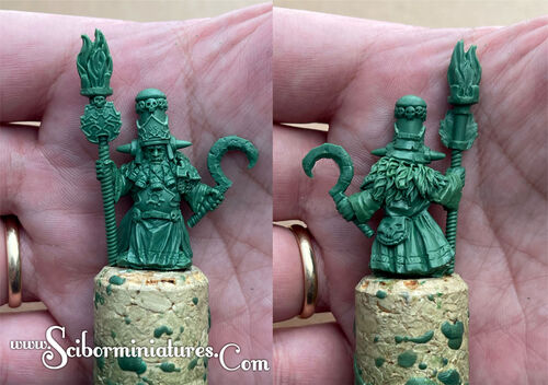 NEW! Scibor Monstrous Miniatures 28MA0113 Evil Dwarf Wizard (1 Figure)
