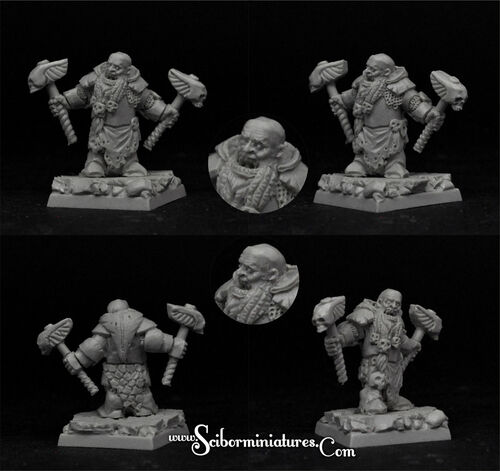 NEW! Scibor Monstrous Miniatures 28MA0115 Evil Dwarf Lord #21 (1 Figure)