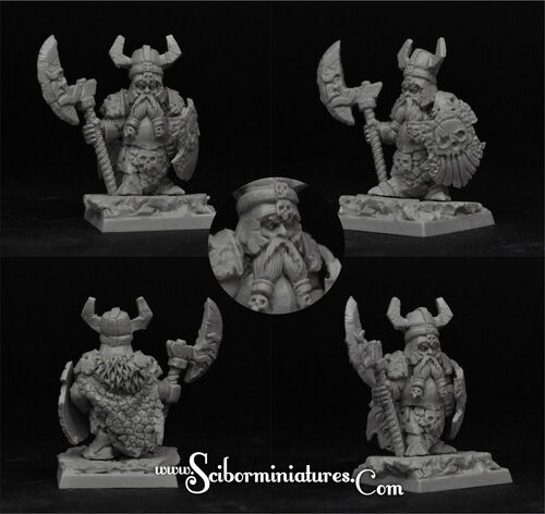 NEW! Scibor Monstrous Miniatures 28MA0118 Evil Dwarf Lord #23 (1 Figure)