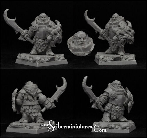 NEW! Scibor Monstrous Miniatures 28MA0120 Evil Dwarf Lord #25 (1 Figure)