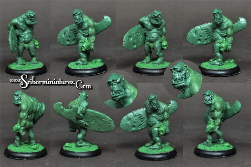 NEW! Scibor Monstrous Miniatures 28GB0041 Summer Ork #2 (1 Figure)