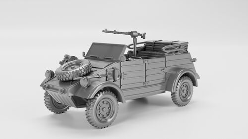 EMP3D 72012233 VW Kubelwagen Typ 82 z MG34 (3D-Printed)