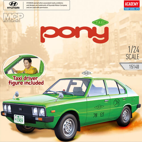 Academy 15140 Hyundai Pony Taxi