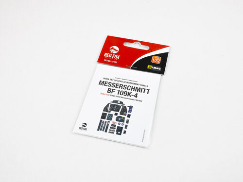 NEW! Red Fox Studio QS-32182 Messershcmitt Bf-109 K-4 - Instrument Panel (for Kotare Kits)