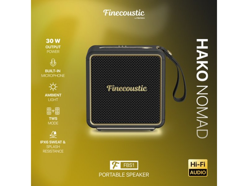 FANTECH BLUETOOTH ZVUCNIK FBS1 HAKO NOMAD CRNI