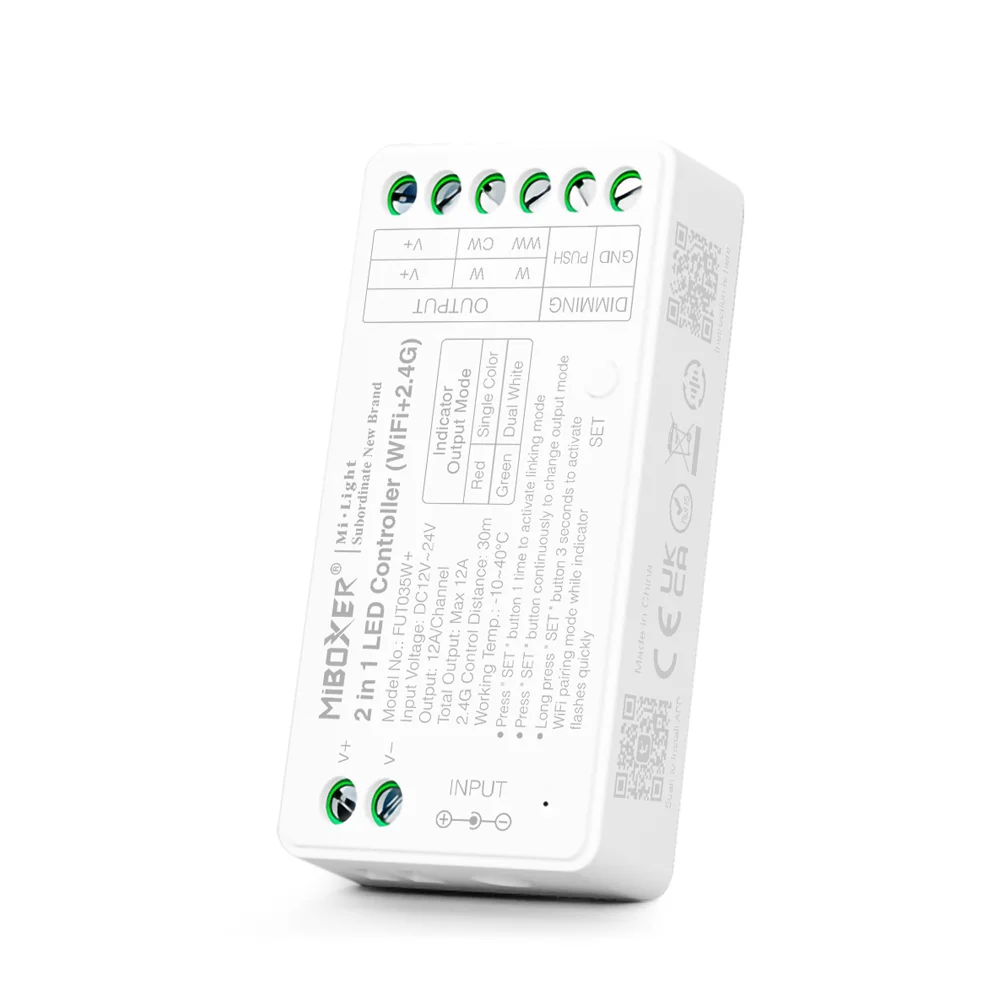 FUT035W+ 2U1 WiFi KONTROLA JEDNOBOJNE I CCT LED TRAKE