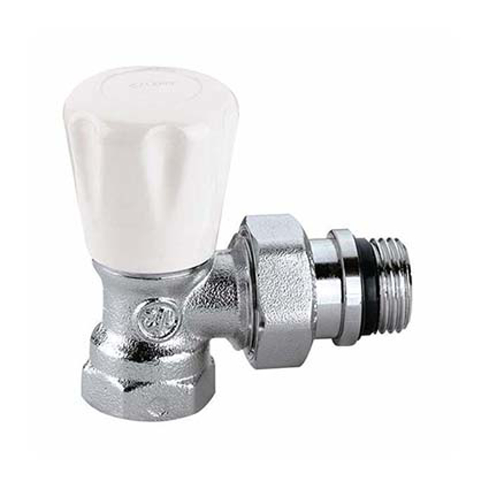 Ventil radijatorski 3/8" ugaoni CALEFFI ručni
