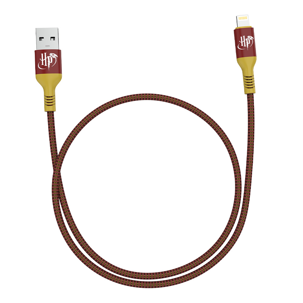 WB MOYE HARRY POTTER USB-A TO LIGHTNING CHARGING CABLE 01 1M