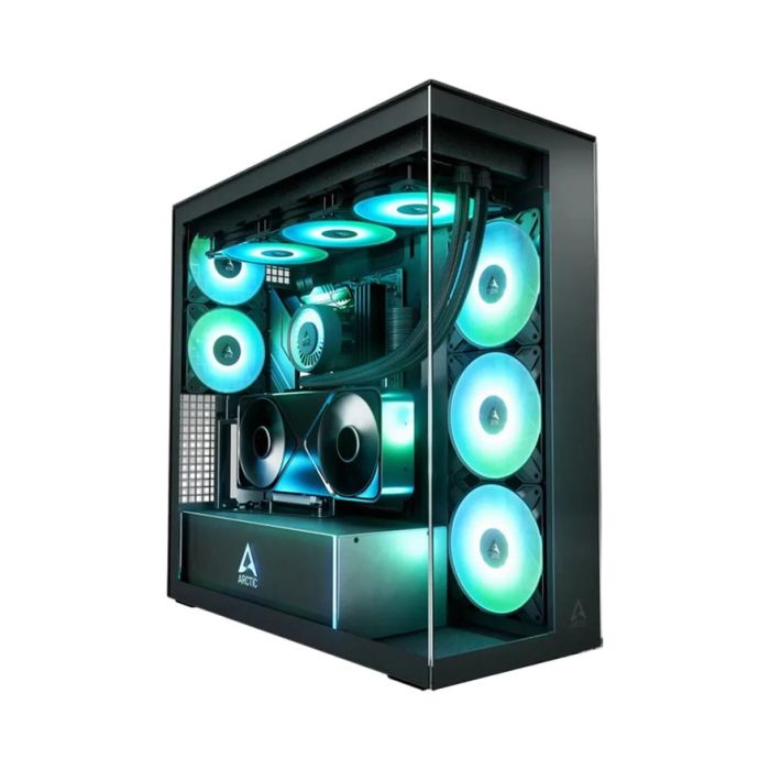 Kućište Arctic Xtender VG Clear Glass Black (ACPCC00024A) sa vertikalnim GPU nosačem