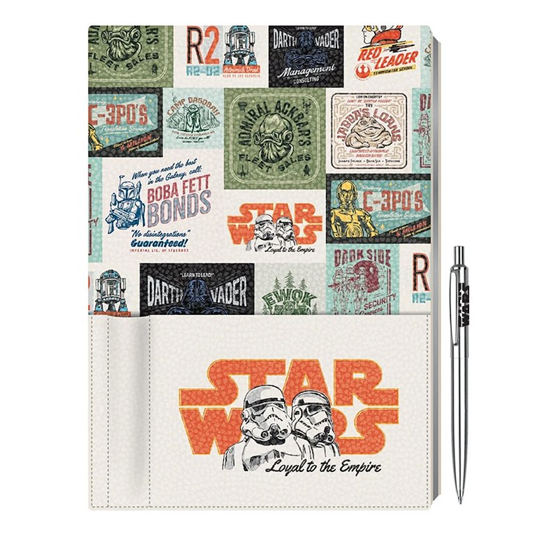 STAR WARS A5 PREMIUM NOTEBOOK WITH PEN