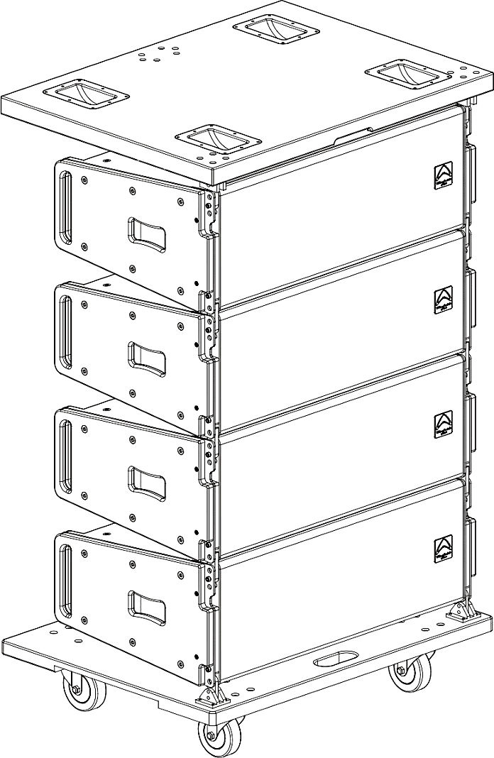 Wharfedale Pro XLA-DB1 transportna baza