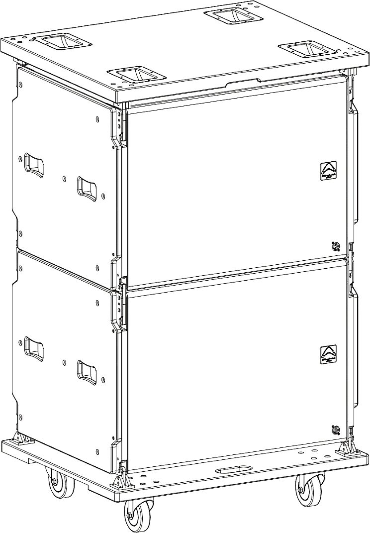 Wharfedale Pro XLA-DB2 transportna baza na kotačima