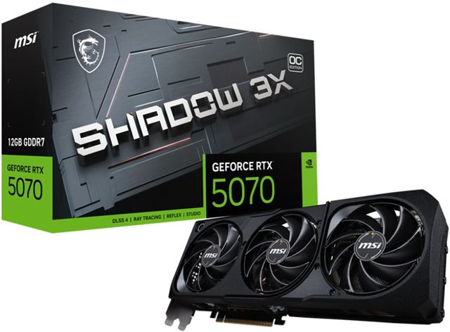 VGA MSI RTX 5070 12G SHADOW 3X OC