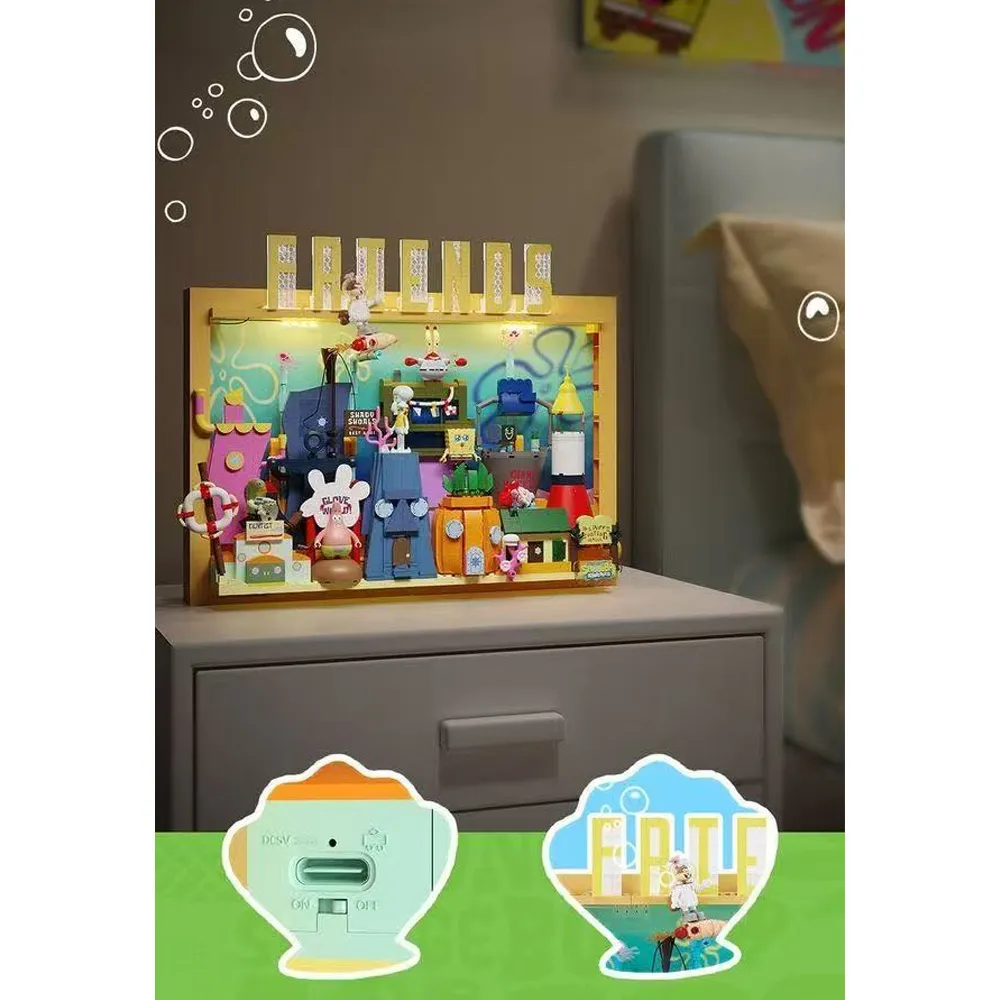 Area-X SpongeBob SquarePants – Bikini Bottom 3D Decorative Frame