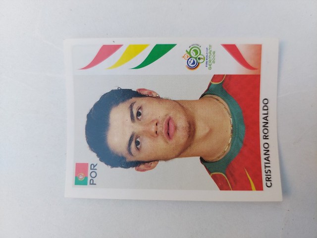 Mint sličica Cristiano Ronaldo broj 298 WC 2006 Germany