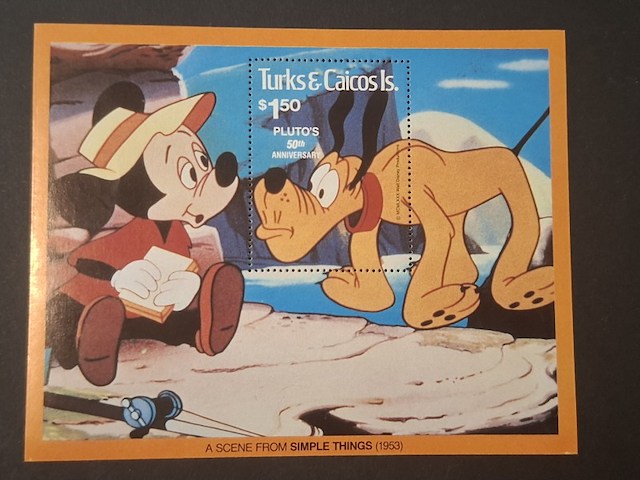 Dizni (Disney) Turks and Caicos Isl. 1981.** Čisto B158