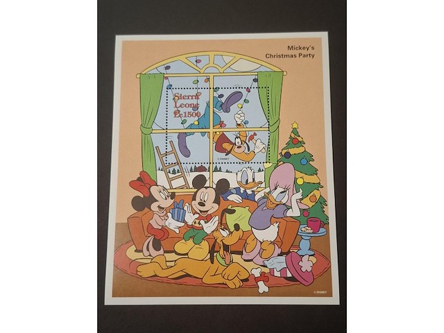 Dizni (Disney) Sierra Leone 1994. Chr ** Čisto B201