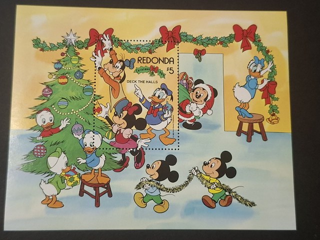Dizni (Disney) Redonda Christmas 1983. ** Čisto B113