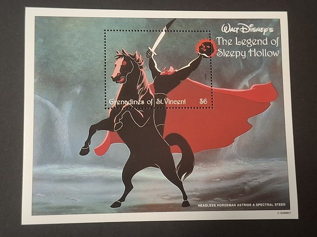 Dizni (Disney) Grenadines of St. Vincent 1992. ** B123