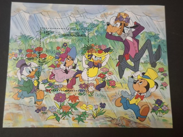Dizni (Disney) Grenada Grenadines Easter 1984. B4