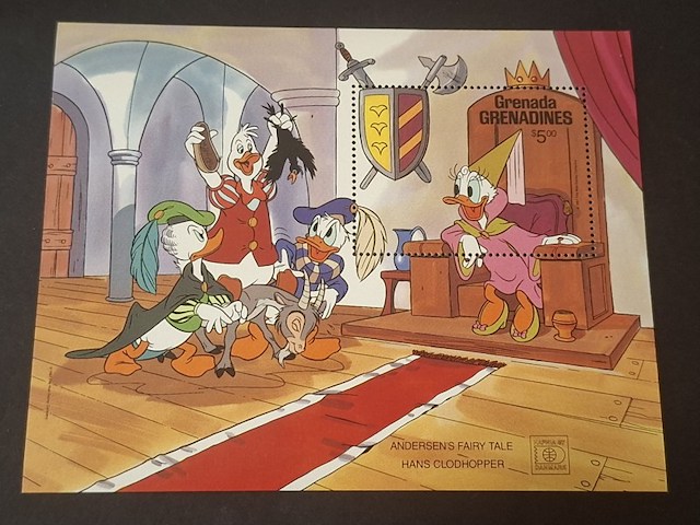 Dizni (Disney) Grenada Grenadines 1987. ** Čisto B12