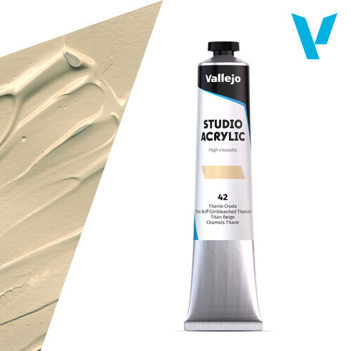 NEW! Vallejo 21042 42 Studio Acrylic - Titan Buf