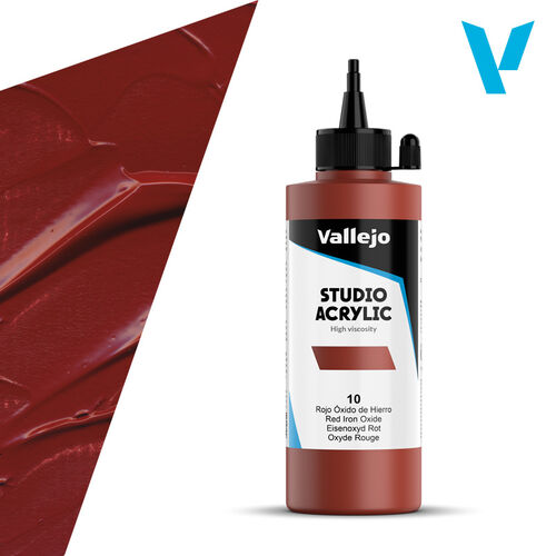 NEW! Vallejo 22010 10 Studio Acrylic - Red Iron Oxide