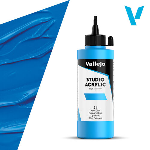 NEW! Vallejo 22024 24 Studio Acrylic - Primary Blue