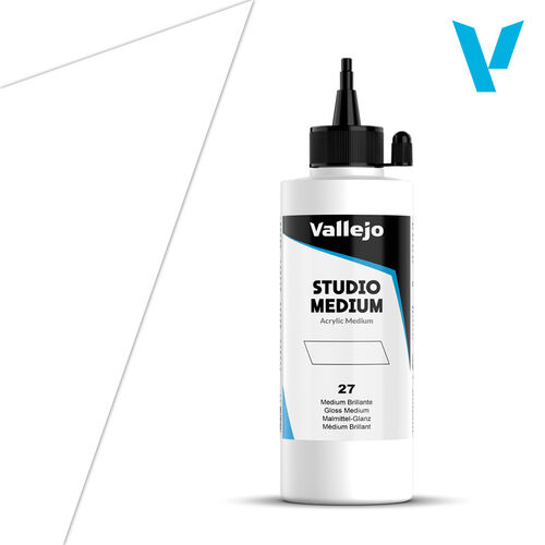 NEW! Vallejo 22027 27 Studio Acrylic - Gloss Medium