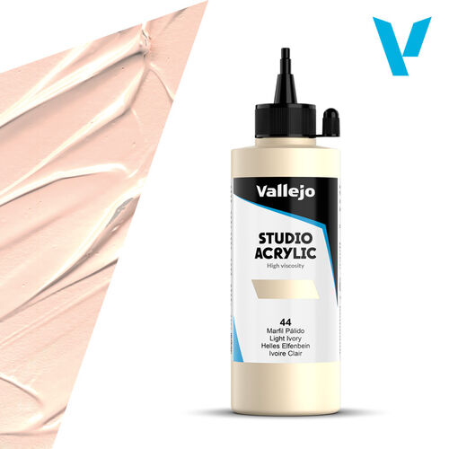 NEW! Vallejo 22044 44 Studio Acrylic - Light Ivory