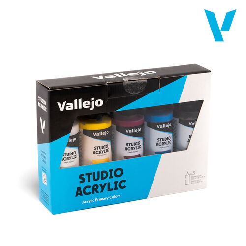 NEW! Vallejo 22998 Studio Acrylic Set