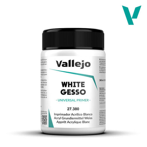 NEW! Vallejo 27380 Artist Gesso White