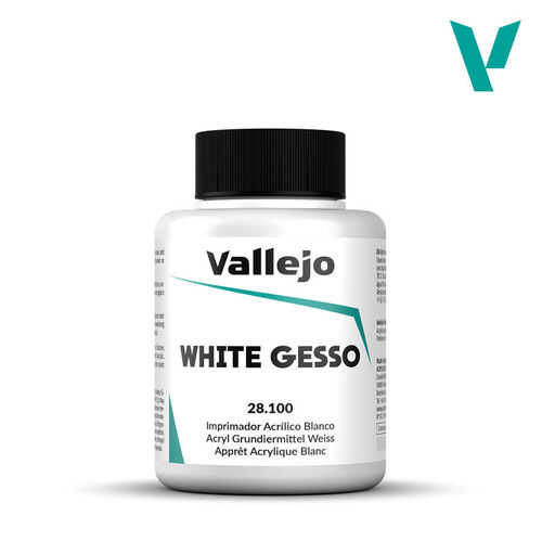 NEW! Vallejo 28100 Artist Gesso White