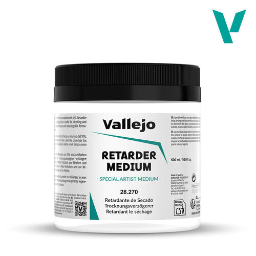 NEW! Vallejo 28270 Special Artist Retarder Medium