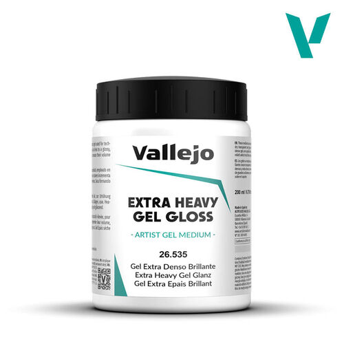 NEW! Vallejo 28535 Artist Extra Heavy Gel Gloss