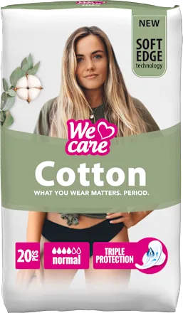 We care
Cottton normal higijenski ulošci, 20 kom