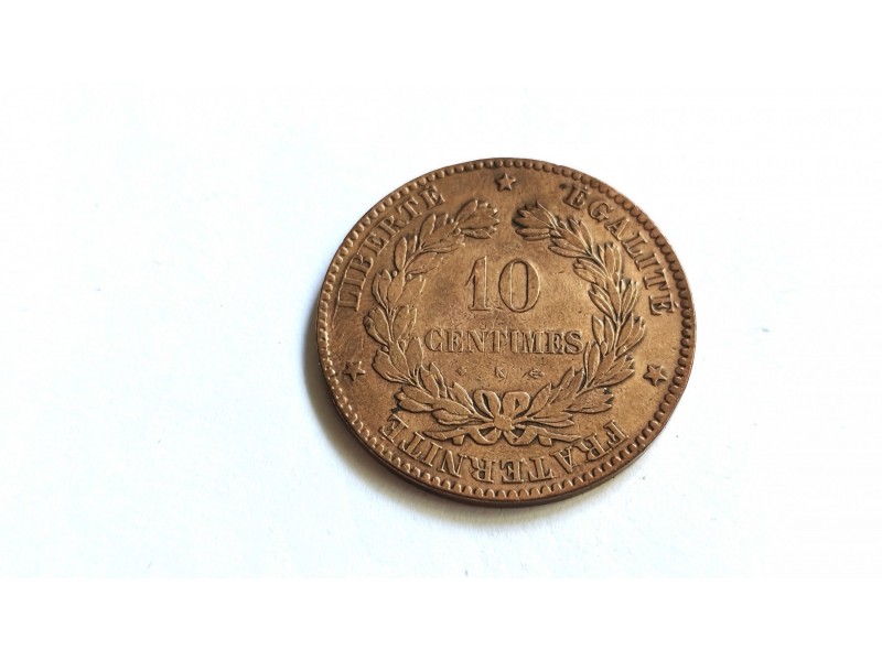 Francuska 10 centimes 1872