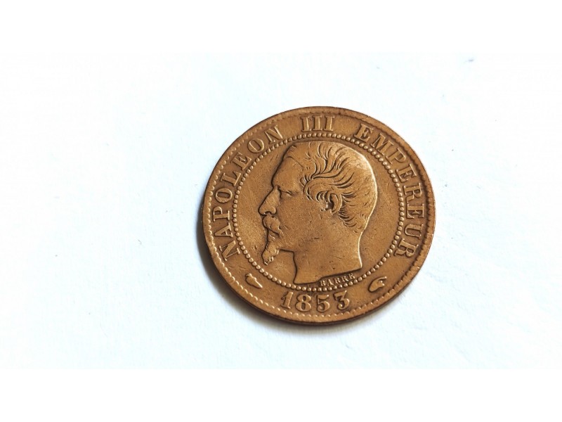 Francuska 5 centimes 1853