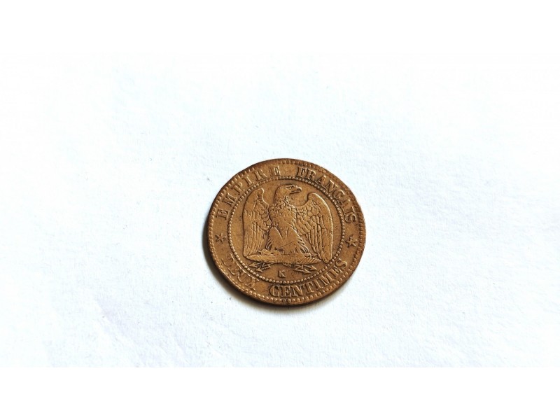 Francuska 2 centimes 1862